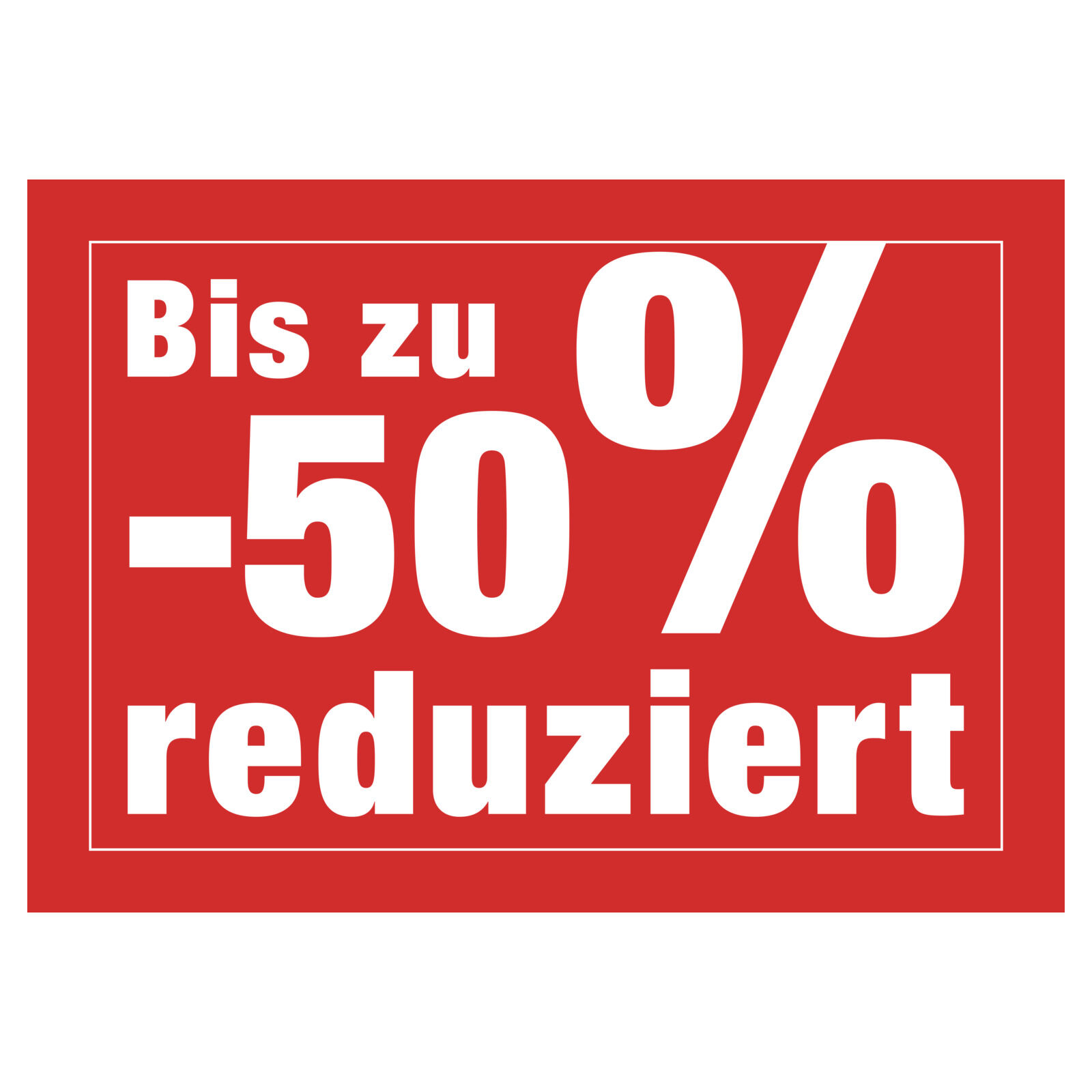 Plakat Bis zu -50 % reduziert Querformat - Plakate DIN Format ...